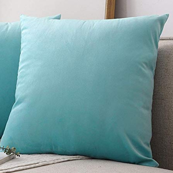 Accents | New Light Turquoise Velvet Pillow 2x20 | Poshmark